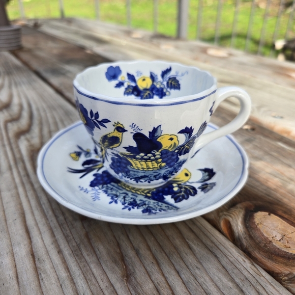 Spode | Dining | Spode Copeland England Blue Bird Tea Cup Saucer | Poshmark